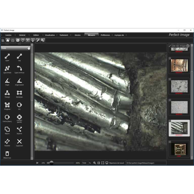 Image analysis software for metallography - Claravision