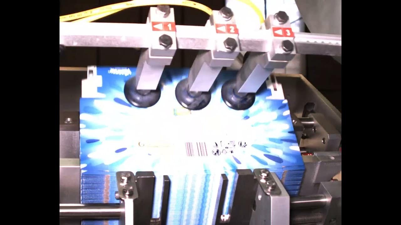 Our high-speed camera in industry: tissue boxes - Claravision